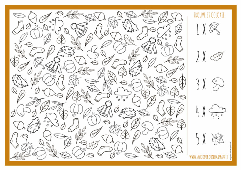Cherche Et Trouve Automne | PDF