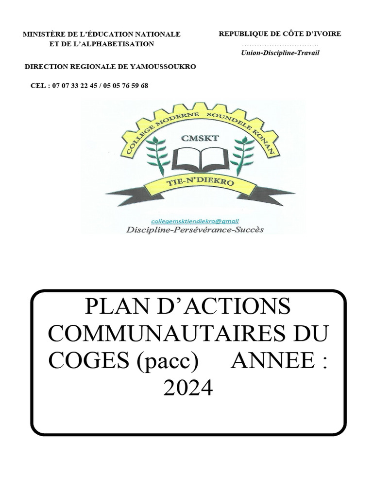 Coges PACC 2024 | PDF