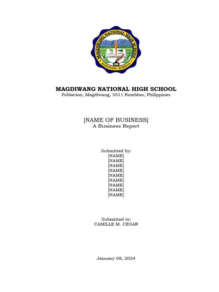 Business Report Writing Guide | PDF