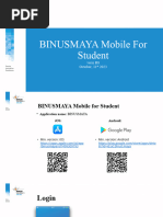 Panduan NewBinusmaya Untuk Mahasiswa | PDF