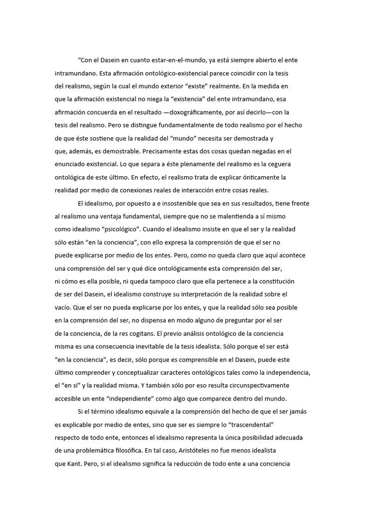 Texto 10 | PDF | Realidad | Realismo filosófico