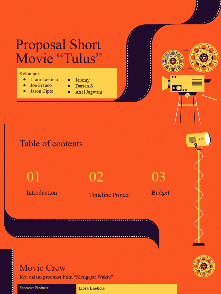 Presentasi Proposal Short Movie Tugas Produksi TV | PDF