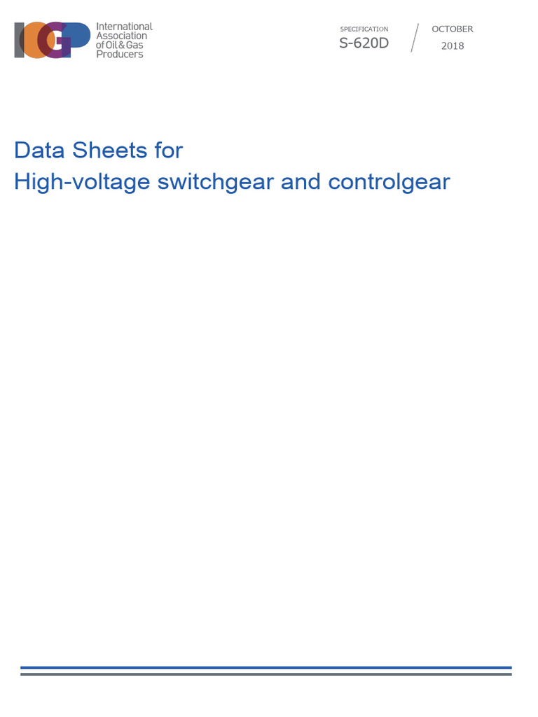 Data Sheets For High-Voltage Switchgear and Controlgear: October | PDF ...