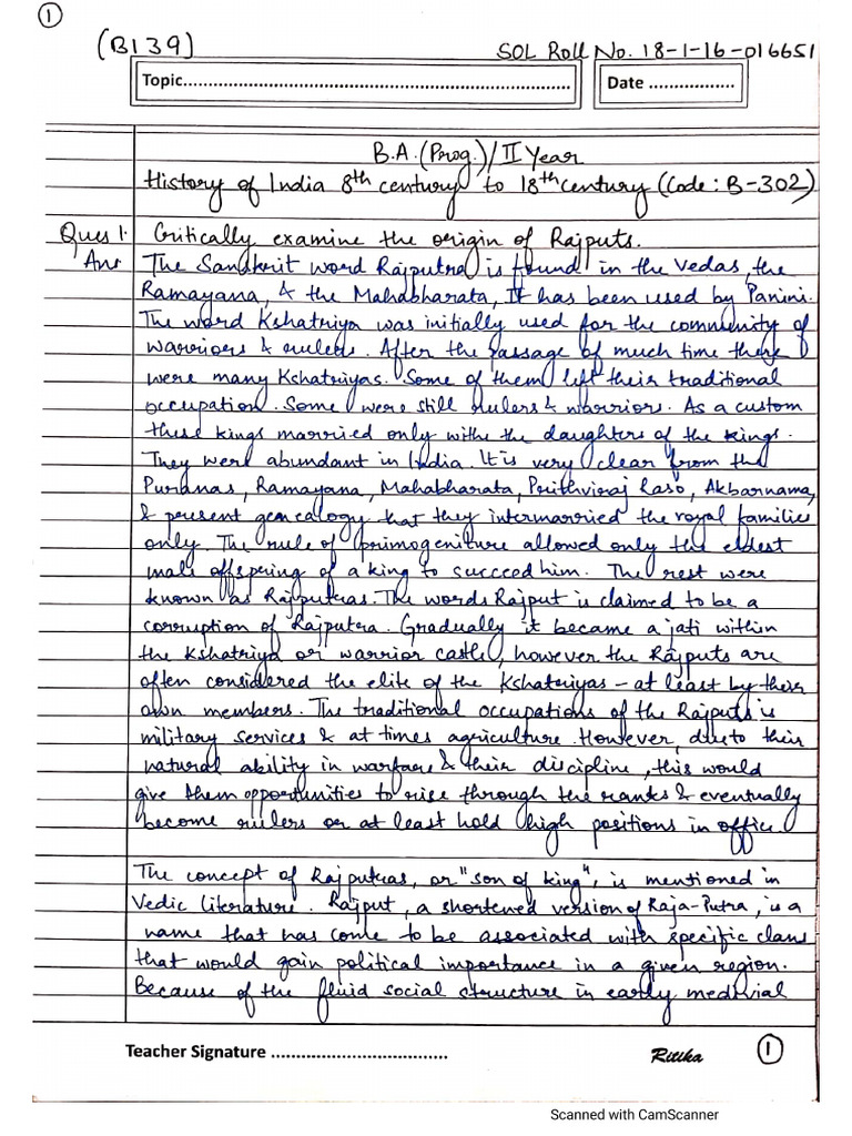 History (HS3-B139) | PDF