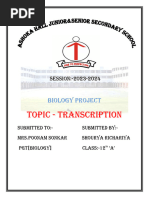 Biology Investigatory Project Class 12 PDF | PDF | Biology | Health Care