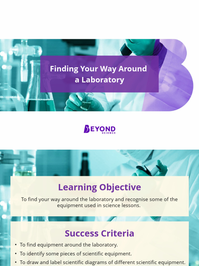 Finding Your Way Around The Laboratory Lesson PowerPoint | PDF ...