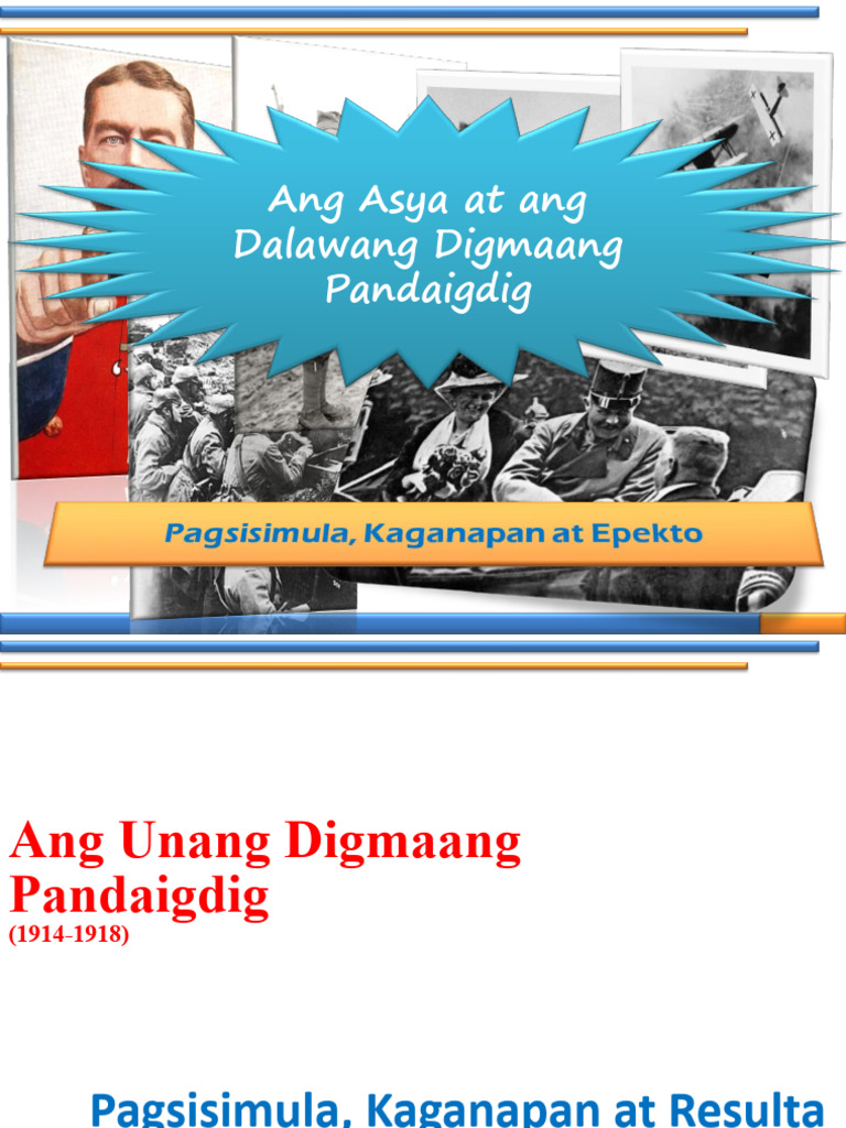 Una Digmaang Pandaigdig | PDF