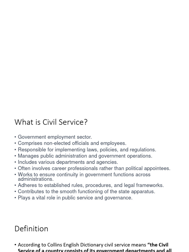Civil Service | PDF