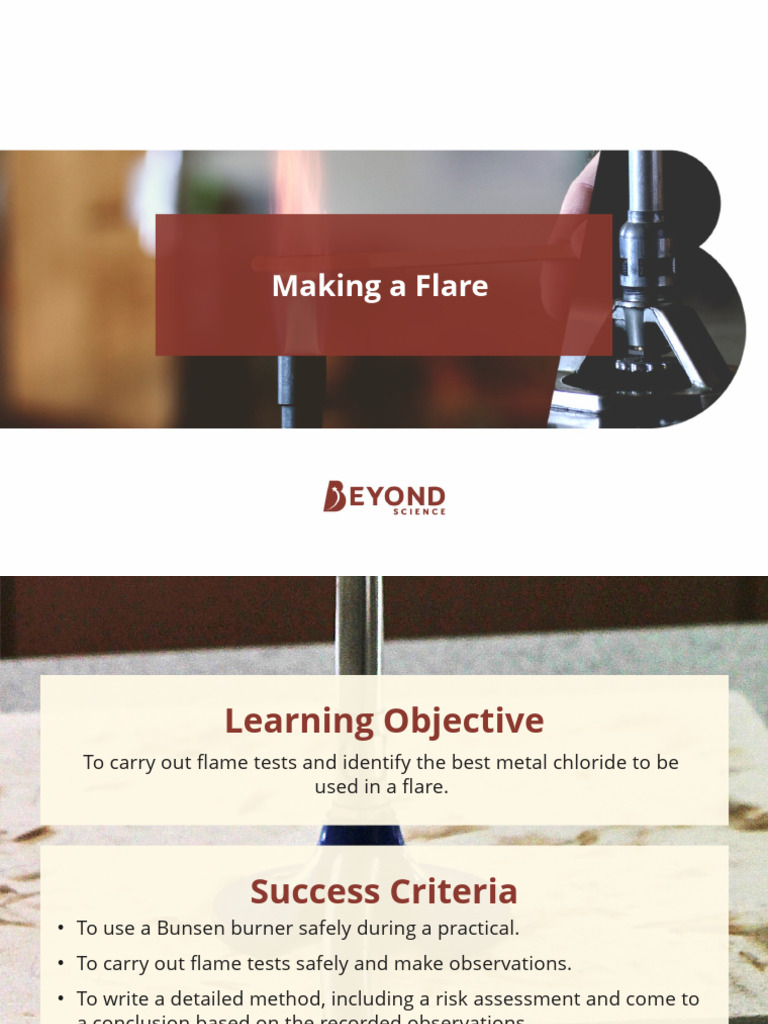 Making a Flare PowerPoint | PDF