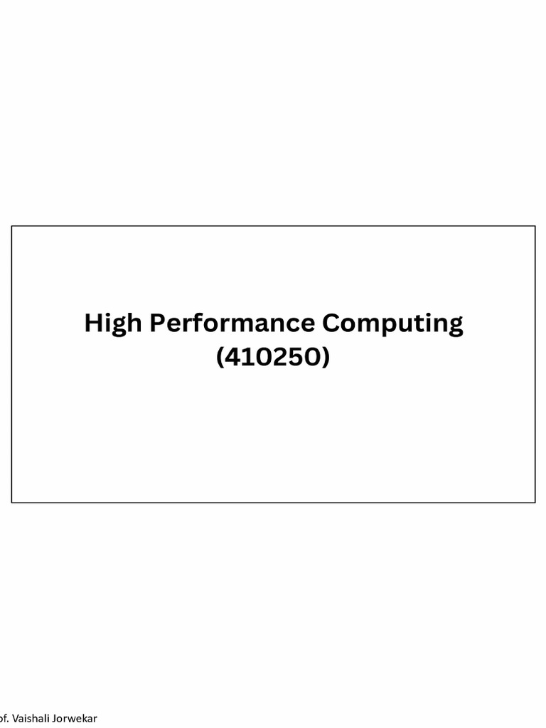 Sppu Be Hpc Unit 1 Notes Pdf