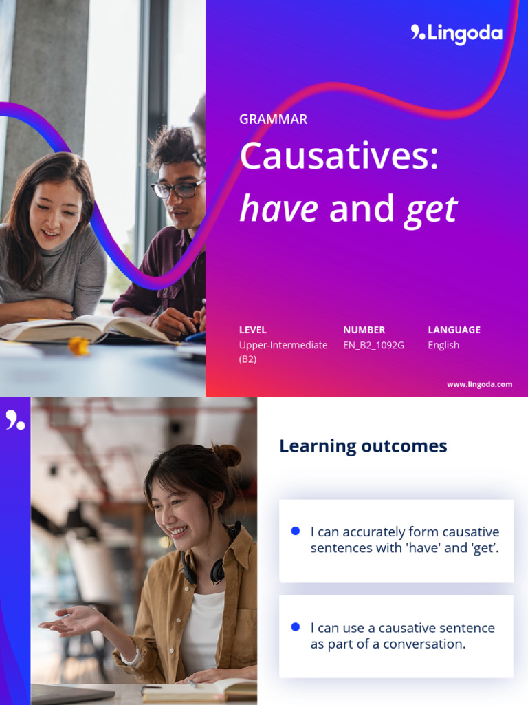 Causative Verbs: Have and Get Exercises | PDF | Language Arts & Discipline