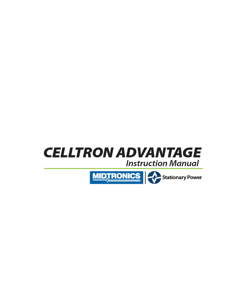 Midtronics Celltron Advantage Is The Leading Battery Tester For ...