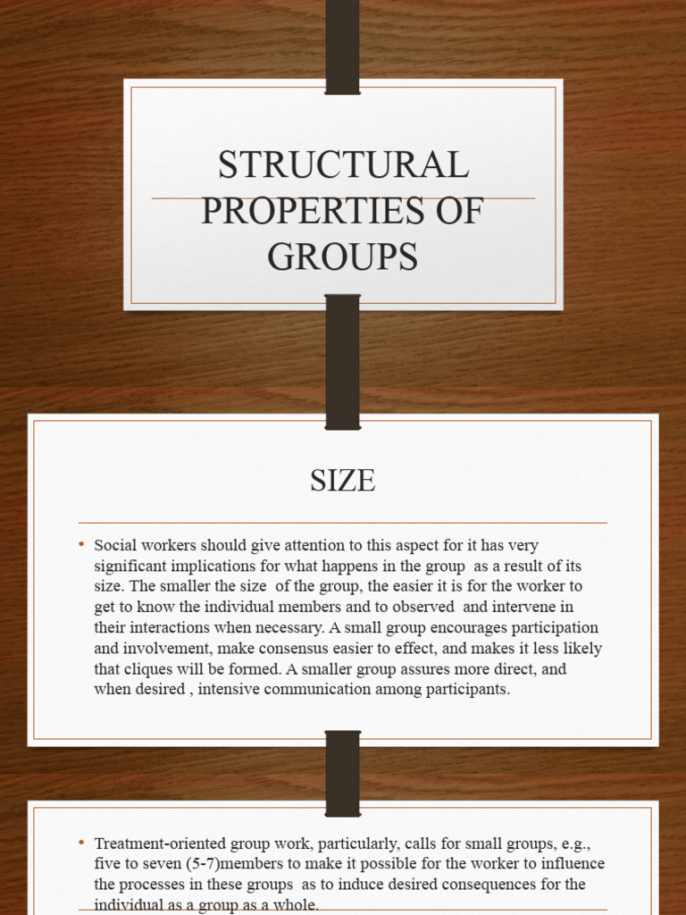 Structural Properties of Groups | PDF
