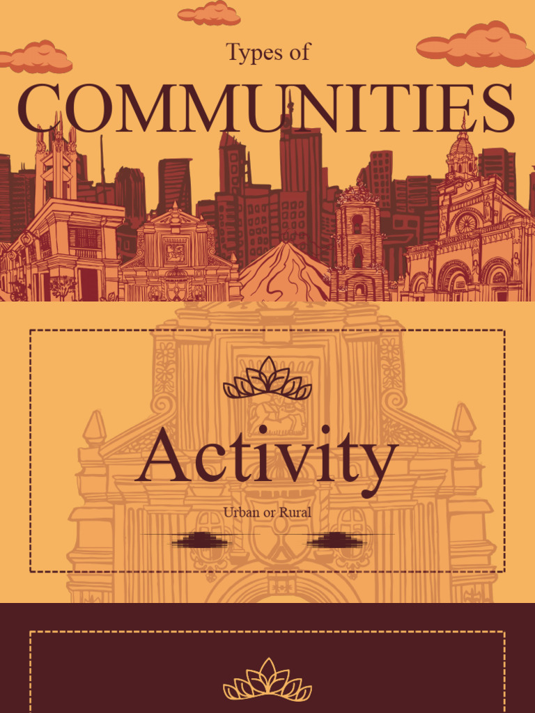 CSC - Types of Communities | Download Free PDF | Community | Rural Area