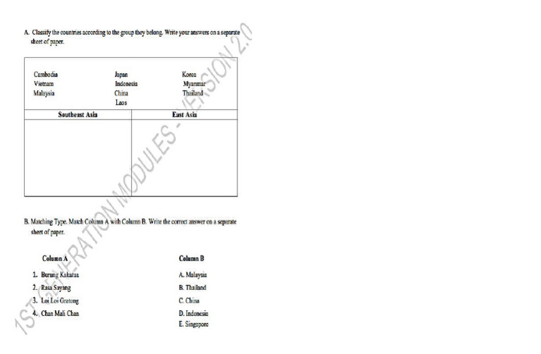 g8 Music Activity Sheets | PDF