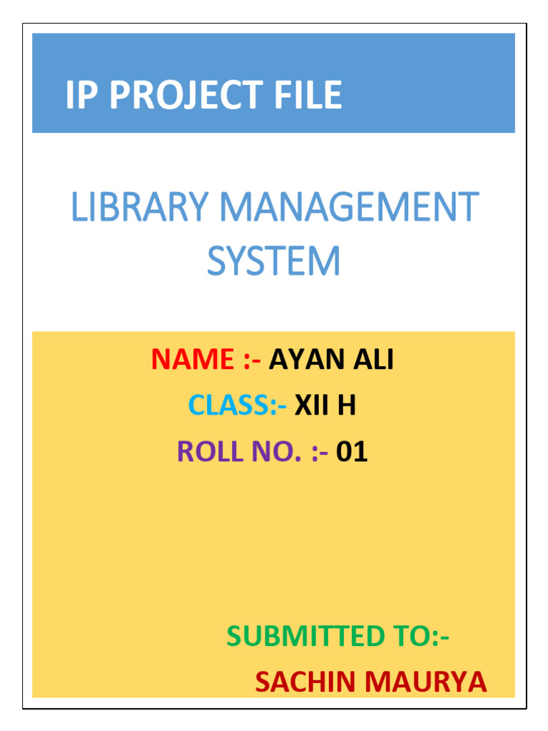 Ip Project File 2 Pdf Python Programming Language Relational Database