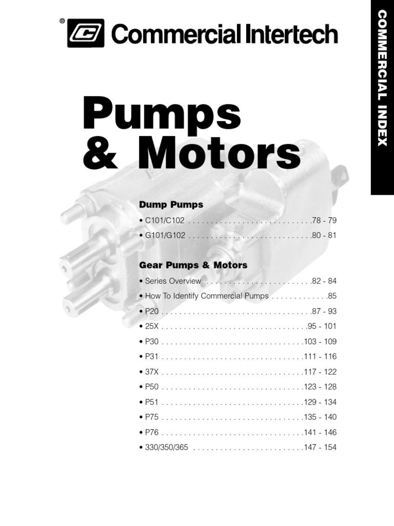 Pumps CI | PDF | Pump | Gear