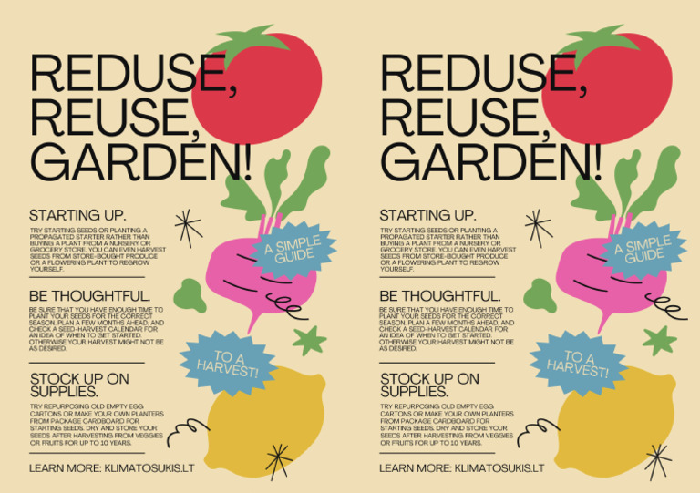 Reuse Reuse Recycle Pamphlet | PDF