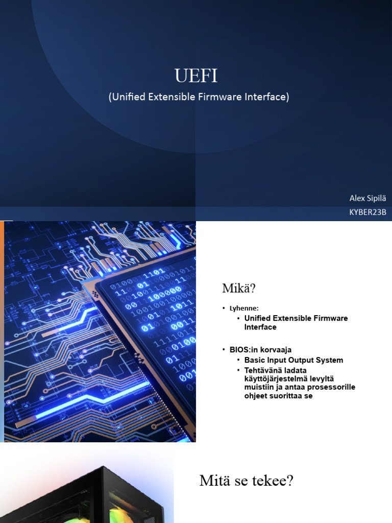 UEFI | PDF