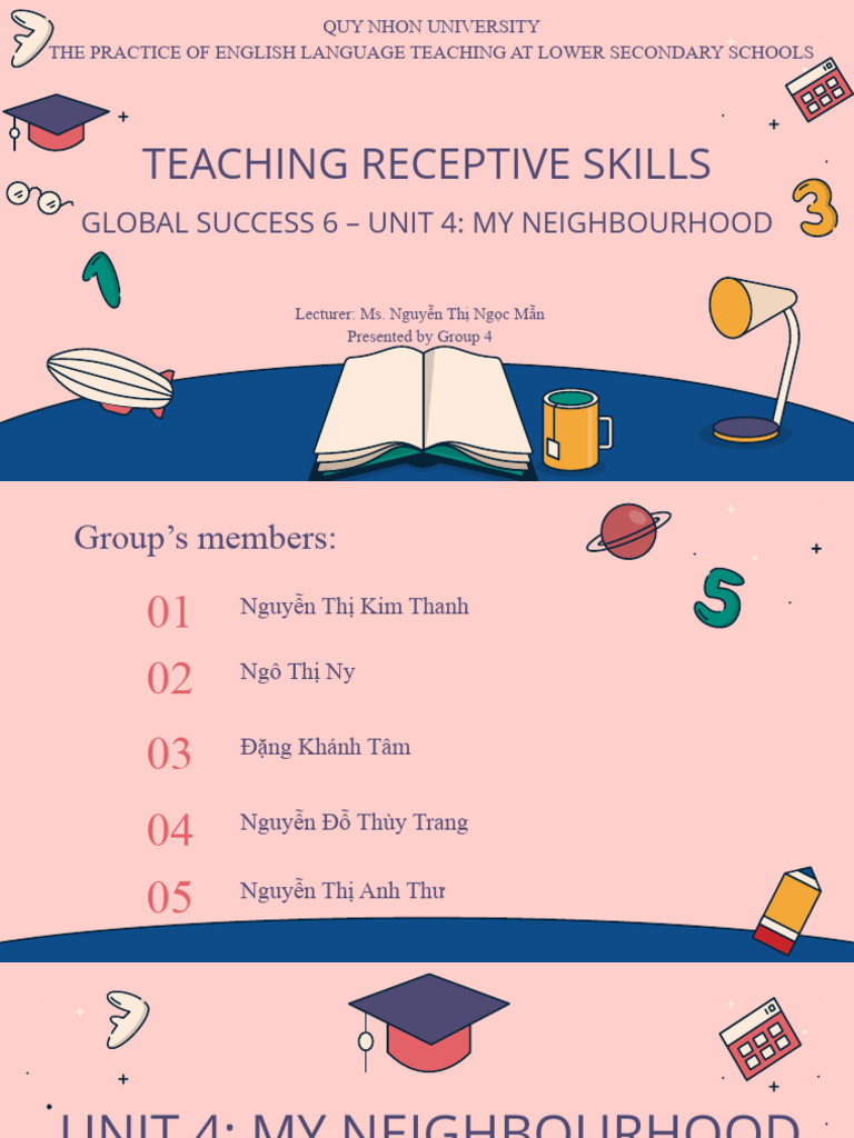 Group 4 - b4 - Teaching Receptive Skills | PDF Group 4 - b4 - Teaching Receptive Skills | PDF