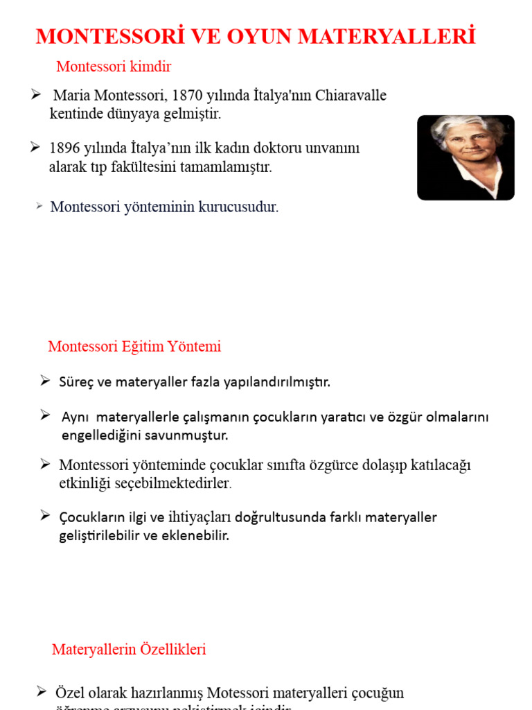 Montessori | PDF