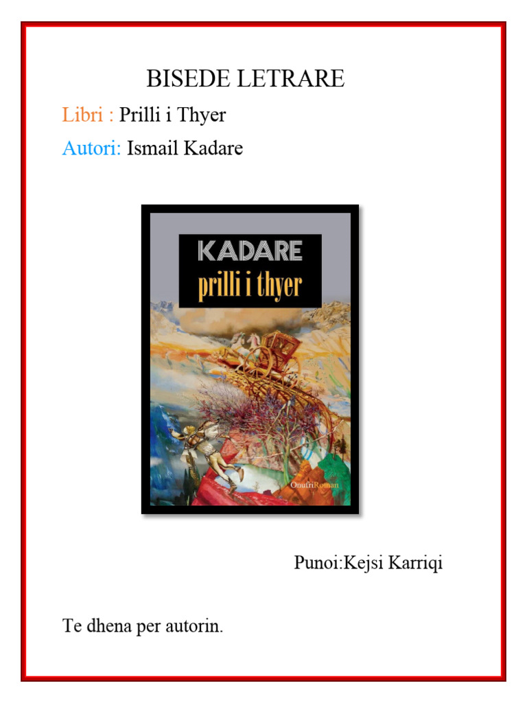 Bisede Letrare | PDF