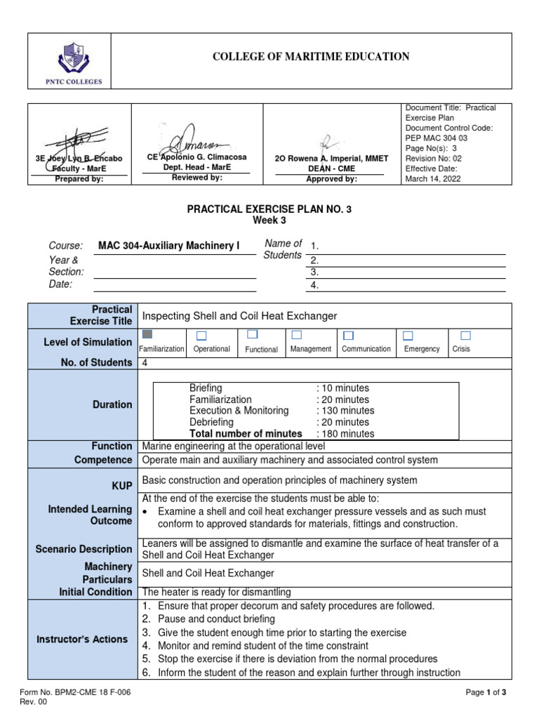 Pep Mac 304 | PDF | Heat Exchanger