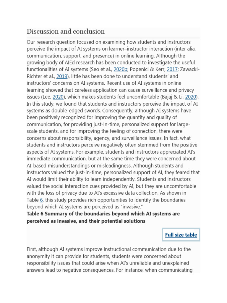 AI's Impact on Online Learning Dynamics | PDF | Artificial Intelligence ...