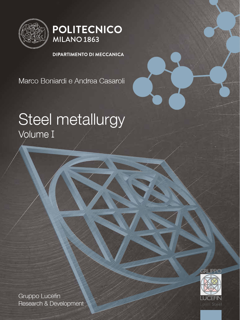 1 Steel Metallurgy Vol I | PDF | Heat Treating | Chemical Bond