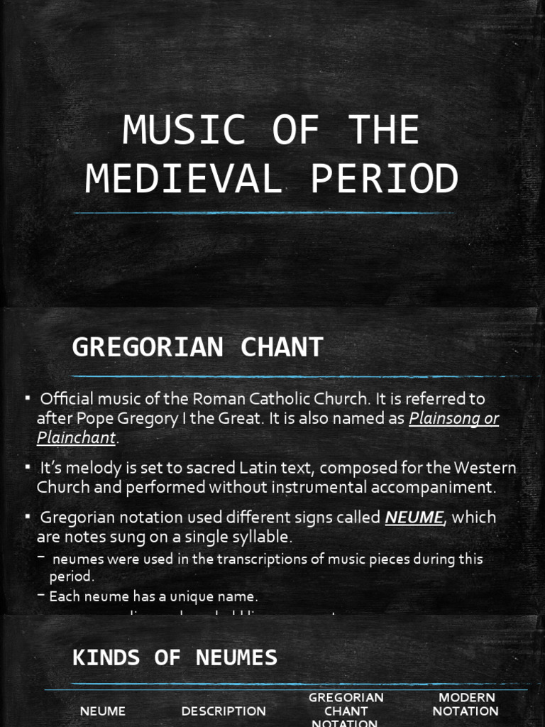 Music Lesson 1 | PDF | Gregorian Chant | Melody