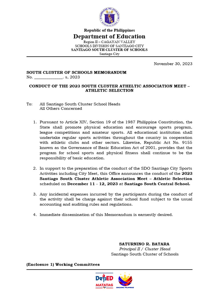 Memo-Cluster-Meet-2023 | PDF