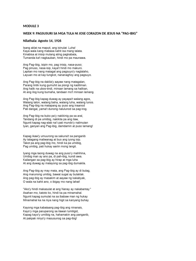 Ged117 Preparation For M3 | PDF