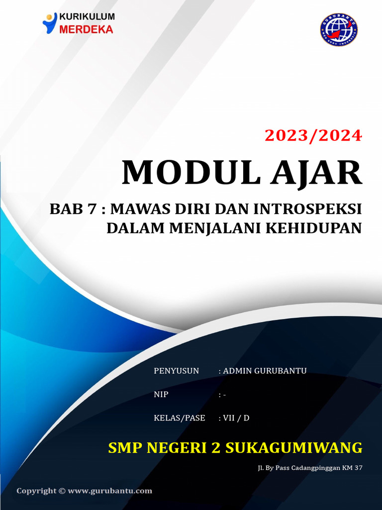 Ma (Mawas Diri Dan Introspeksi Dalam Menjalani Kehidupan) | PDF ...