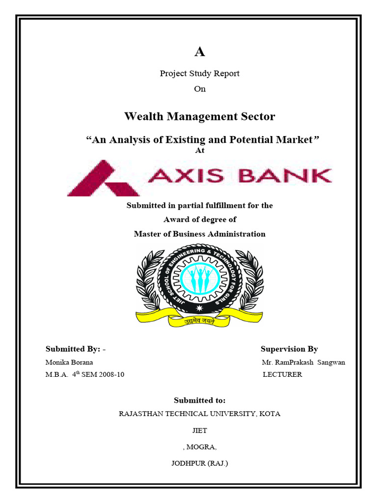 AXIS-BANKWealth-management - EDIT G9 | PDF | Investment Fund | Wealth ...