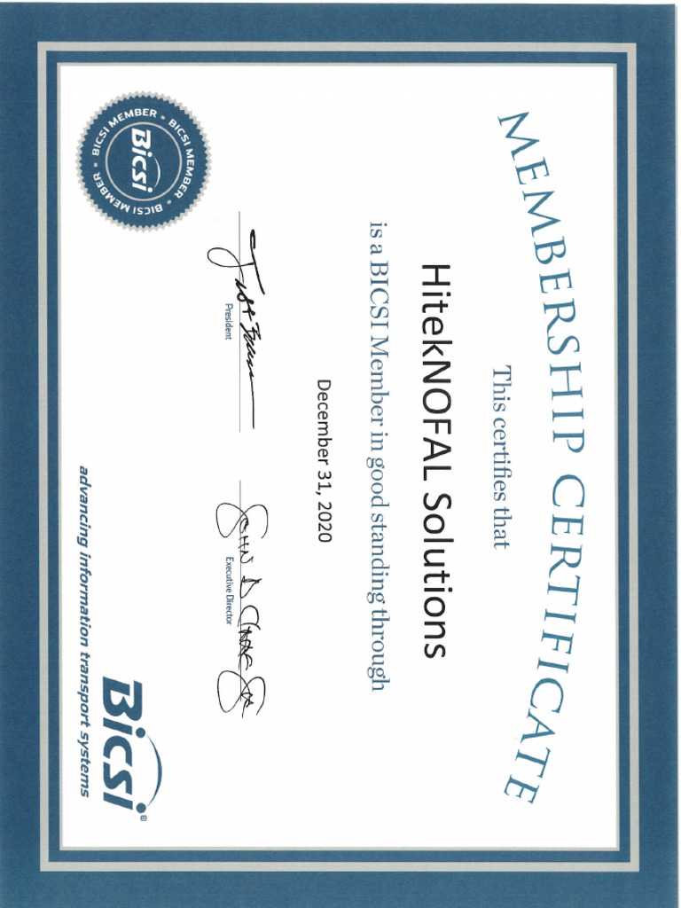 1.4 Our Credentials | PDF | Certification | Quality Management