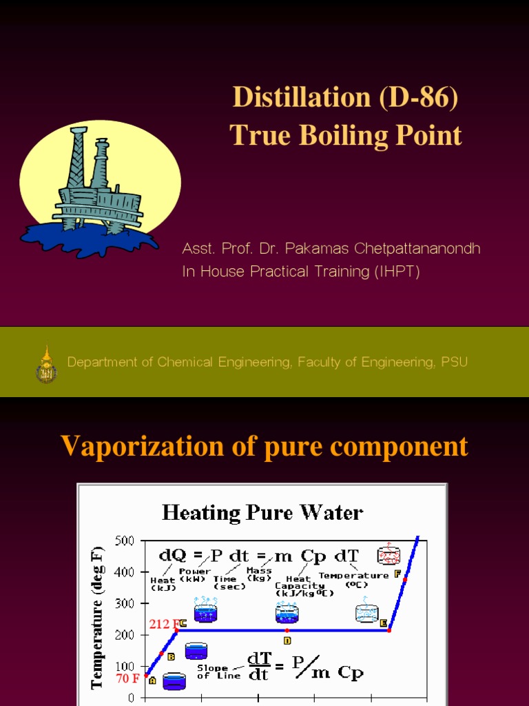 D86 and TBP | PDF | Distillation | Evaporation