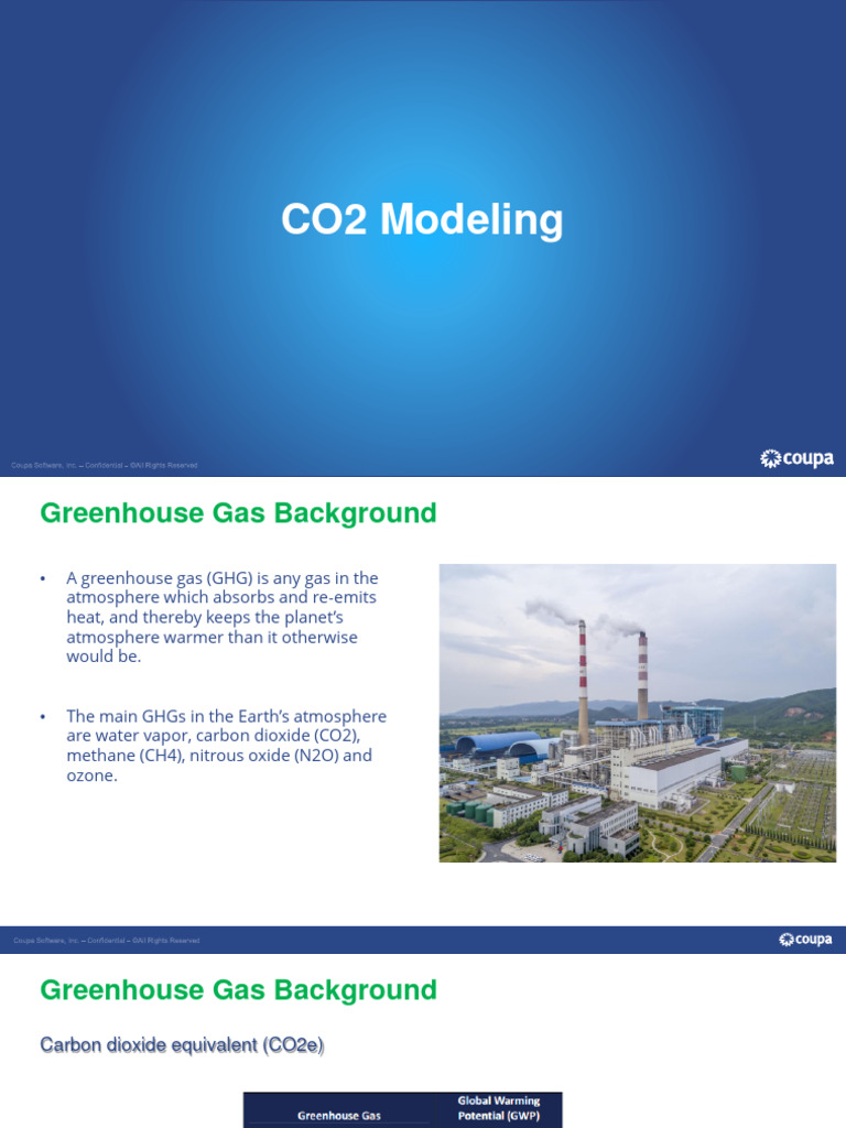 CO2 Modeling Deck | PDF | Carbon Footprint | Greenhouse Gas