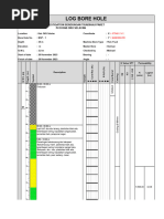 Contoh Template Boring Log Via - Ms Excel | PDF | Physical Sciences ...