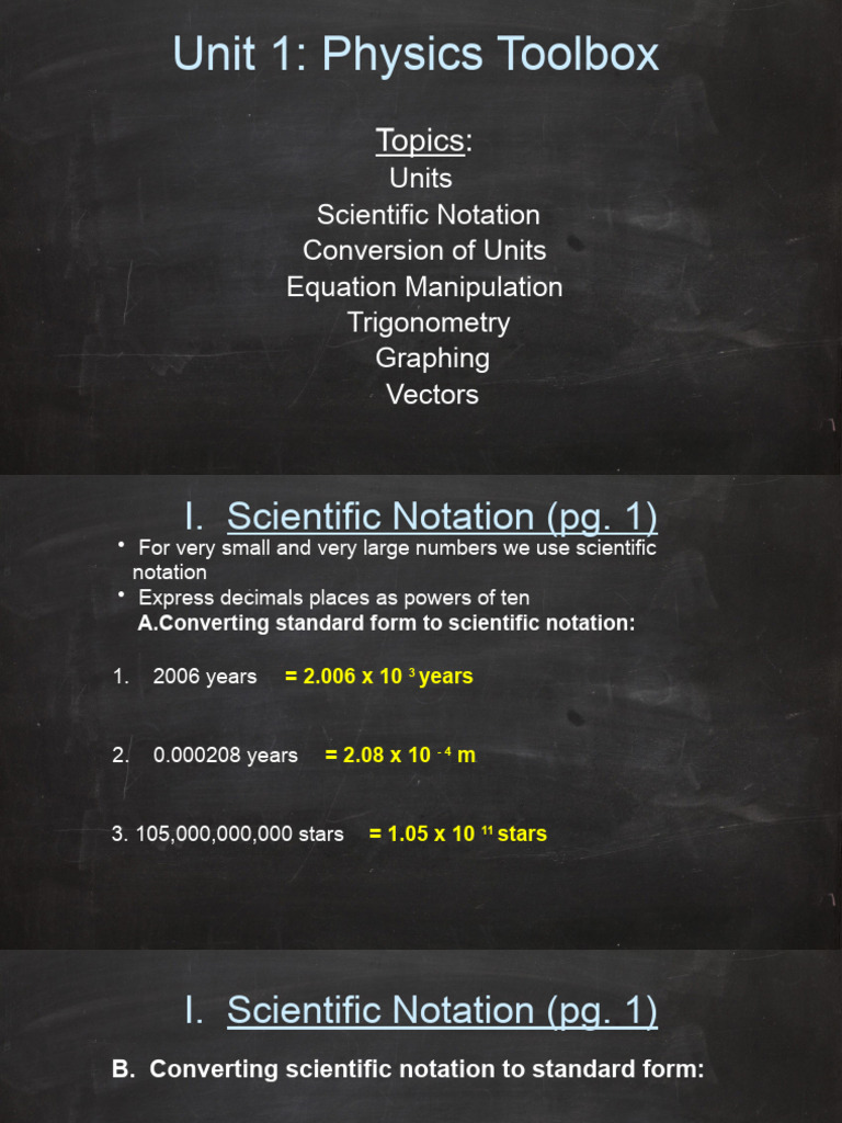 Unit 1 Physics Toolbox WIDESCREEN 2022 | PDF | Trigonometry | Euclidean Vector
