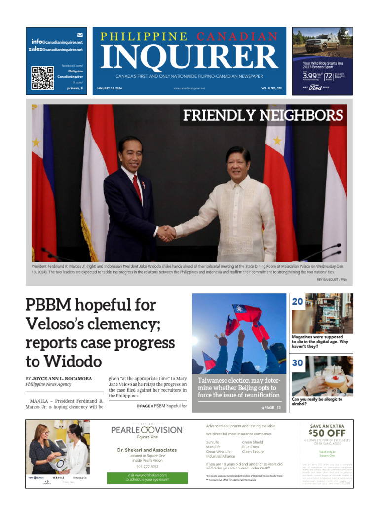 Philippine Canadian Inquirer #572 | PDF
