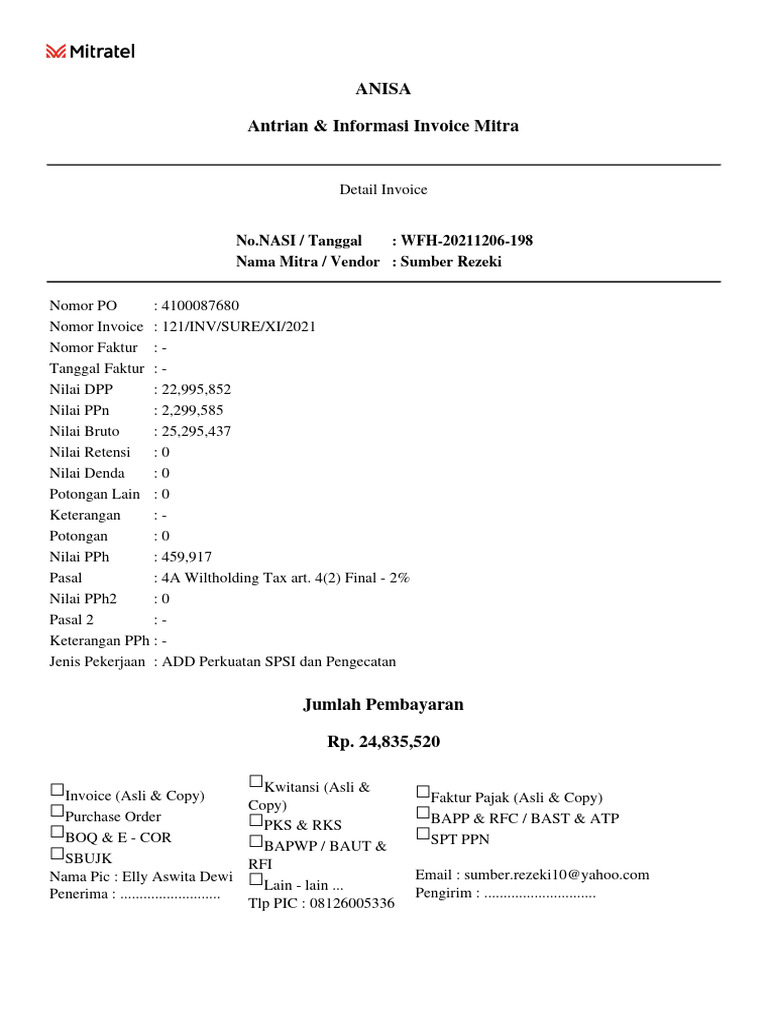 Invoice Validation | PDF