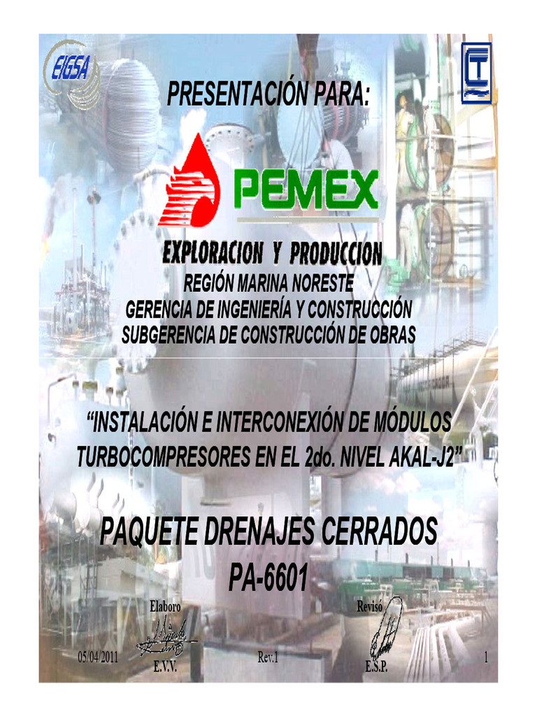 FILOSOFIA Drenaje Cerrado FA 6601 | PDF | Presión | Ingeniería mecánica