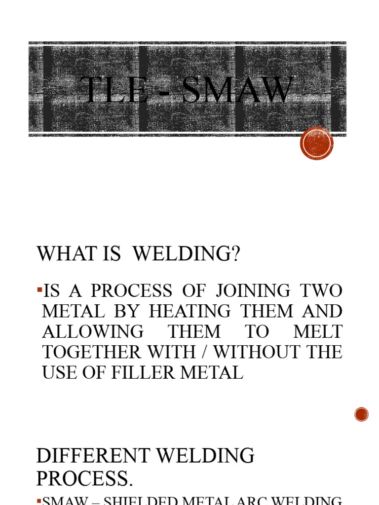 Tle - Smaw | PDF | Welding | Construction