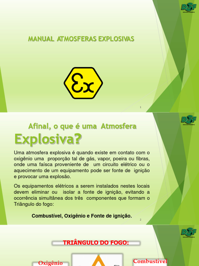 Manual Atmosfera Explosiva - DSF | PDF | Combustão | Oxigênio
