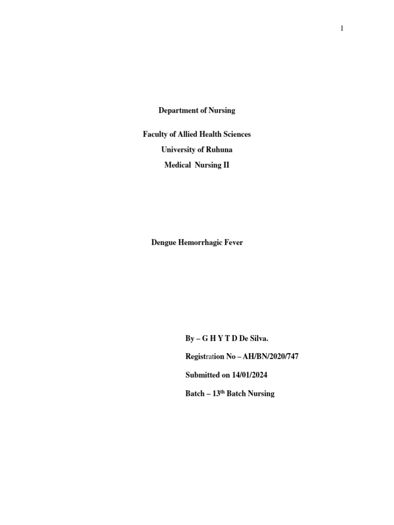 Medical Nursing II - AH - bn.2020.747 | PDF | Health Sciences ...