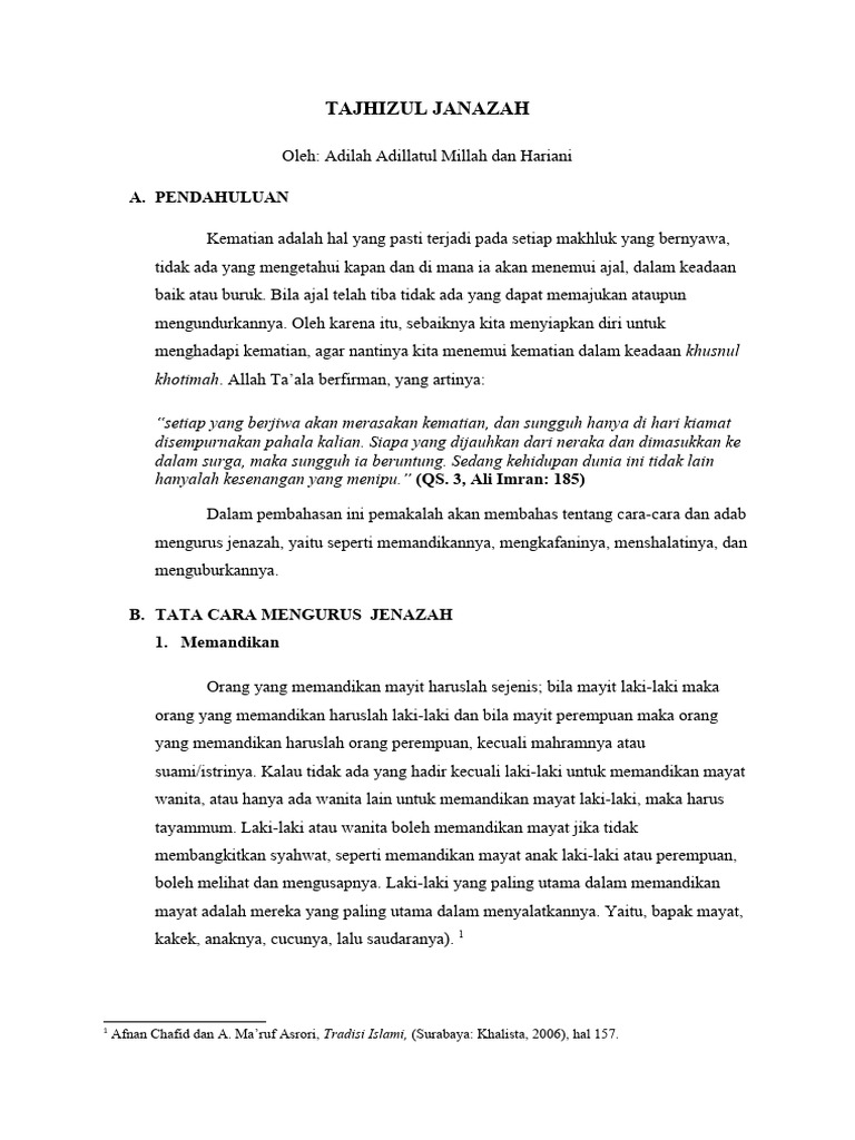 Tajhizul Janaiz (After) | PDF