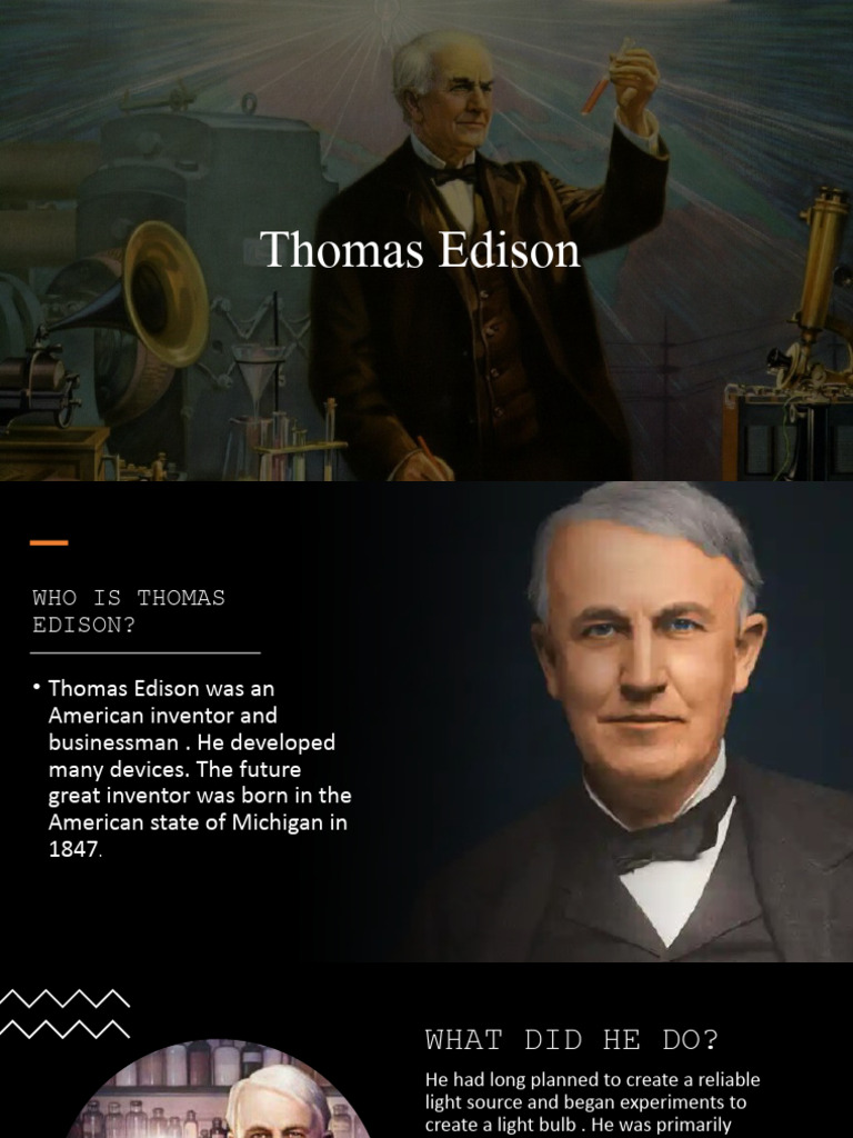 Thomas Edison | PDF