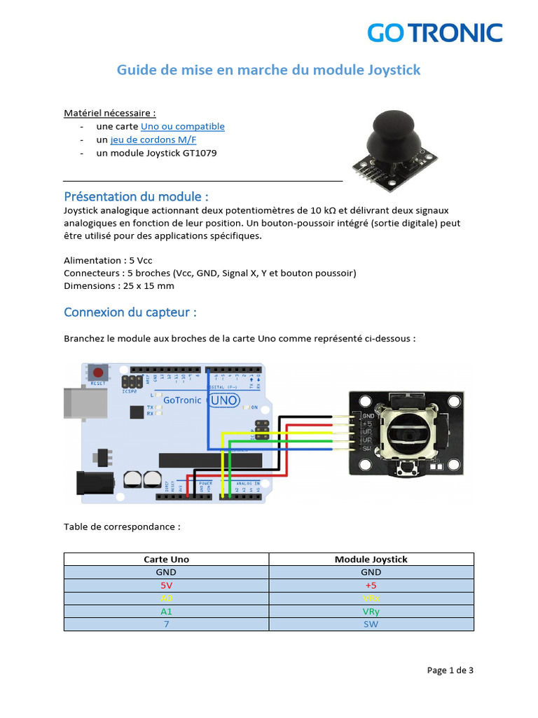 Manette Joystick | PDF