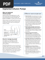 Baxter Elastomeric Pumps Patient Guide1 | PDF | Intravenous Therapy ...
