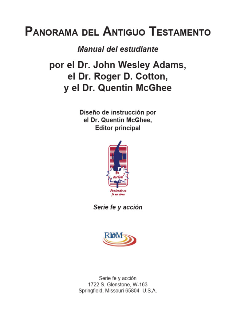 Panorama del Antiguo Testamento | PDF